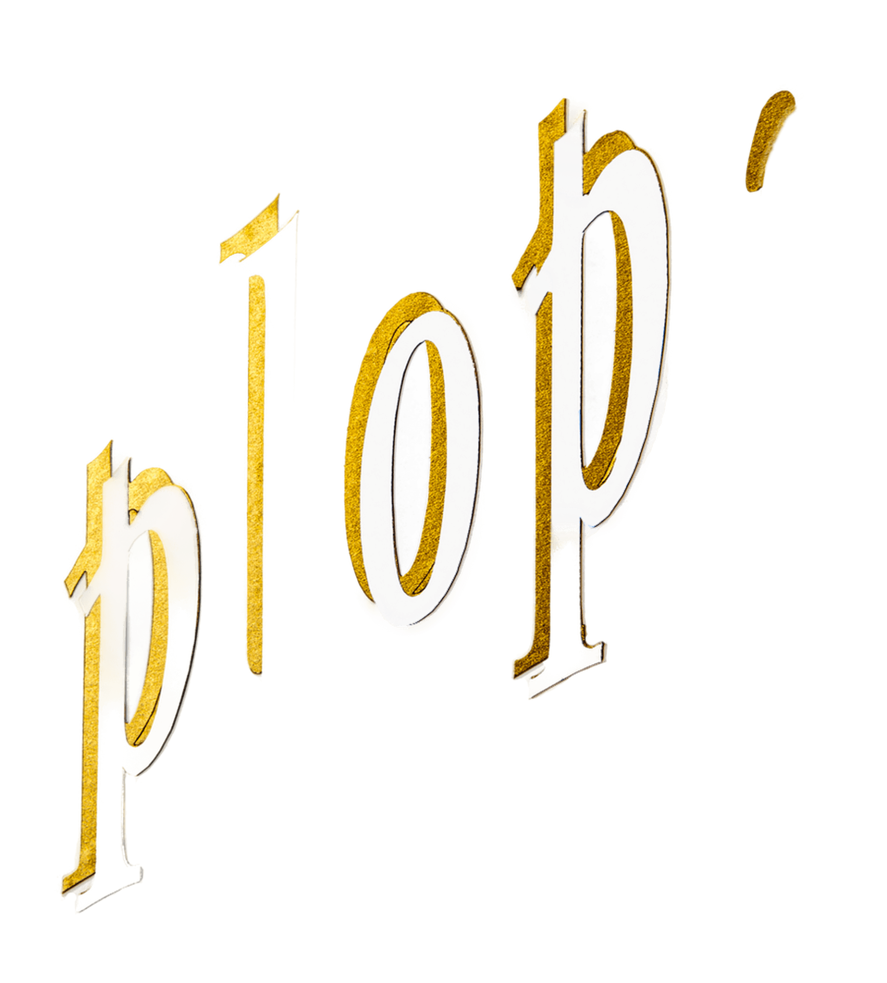 Aufkleber "plop" blau kaufen | Plop-Shop